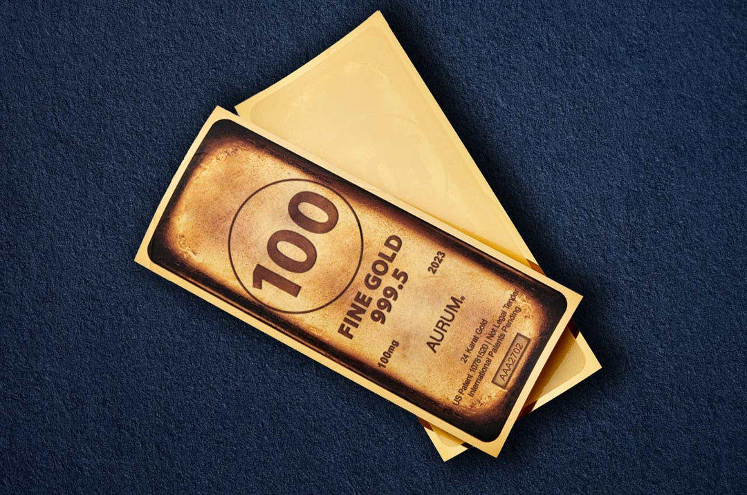 New Release: 2023 Edition – 100mg Gold Bar Aurum®